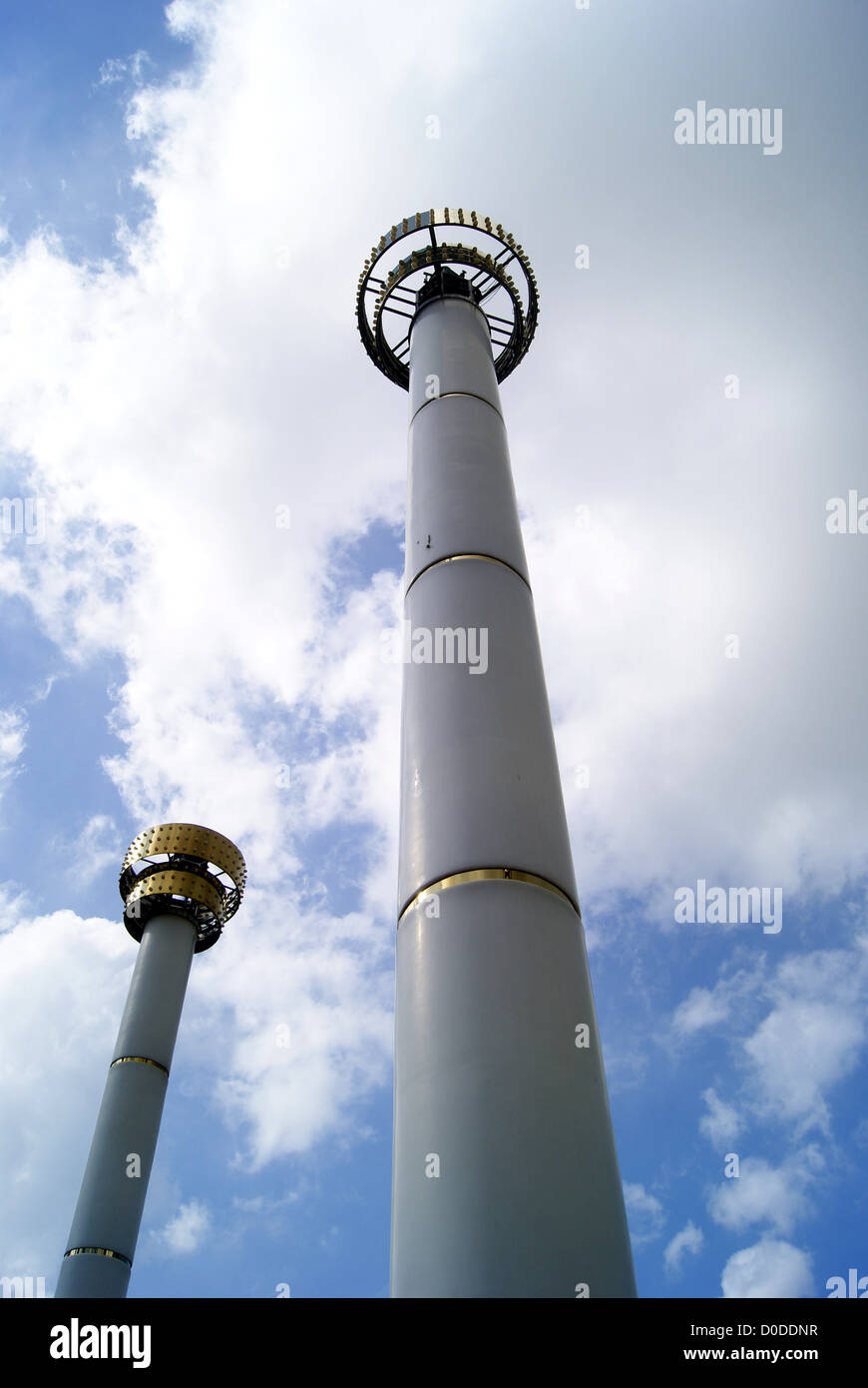 Lamp post, very tall, in shenzhen, China Stock Photo - Alamy