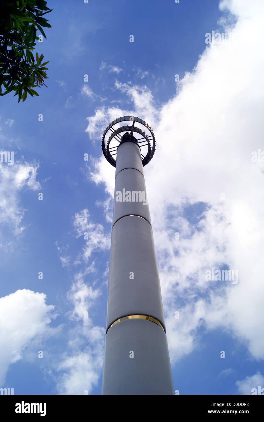 Lamp post, very tall, in shenzhen, China Stock Photo - Alamy