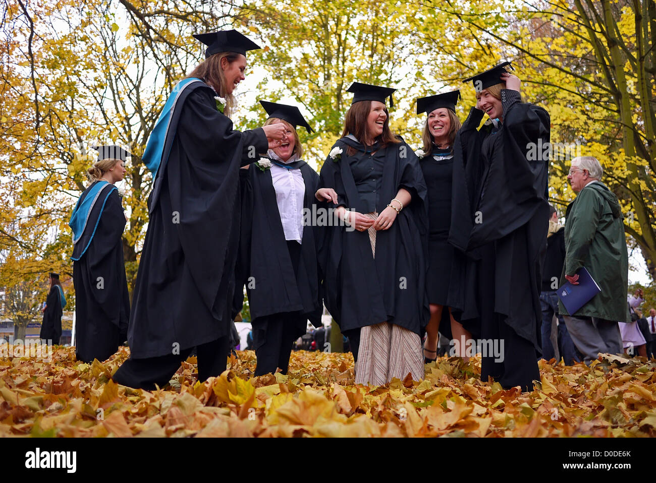 Women students celebrating at their degree ceremony Stock Photo - Alamy