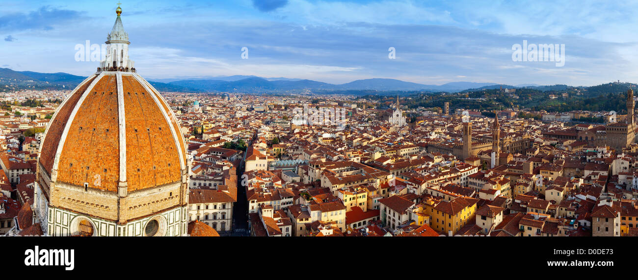 Firenze duomo panoramic hi-res stock photography and images - Alamy
