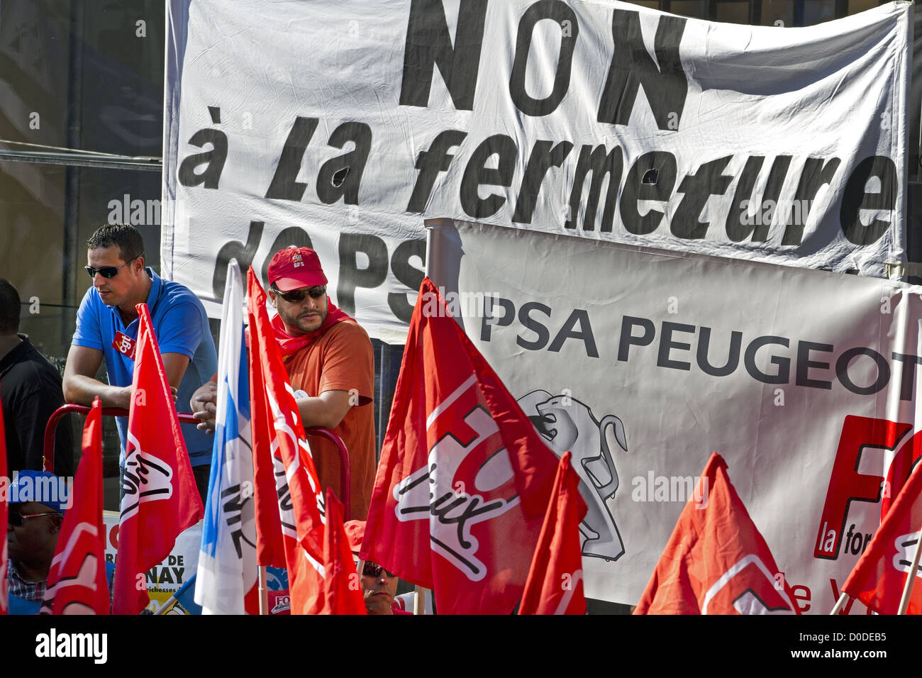 Demonstration peugeot hi-res stock photography and images - Alamy