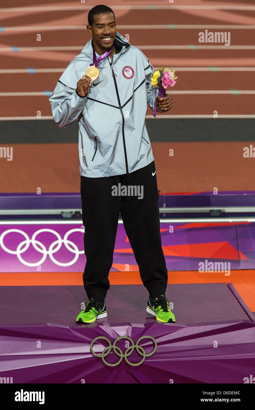 Christian taylor usa gold medalist hi-res stock photography and images ...