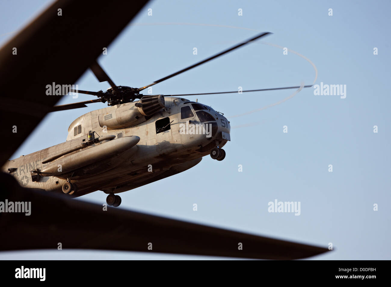 A U.S. Marine Corps CH-53D Sea Stallion proprotor blades Marine Corps ...
