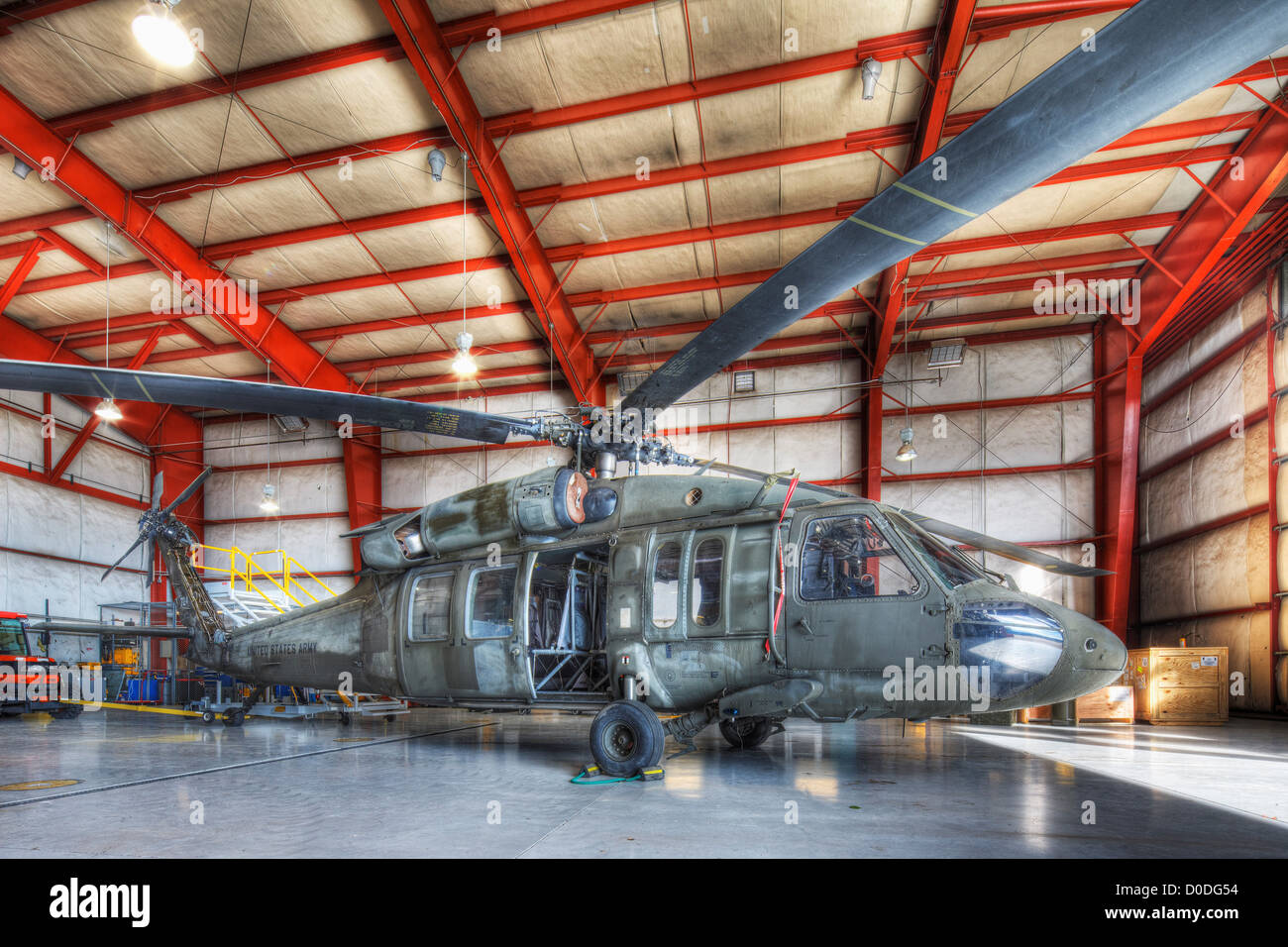 Hangar HAATS or High Altitude Army National Guard Training Site base ...