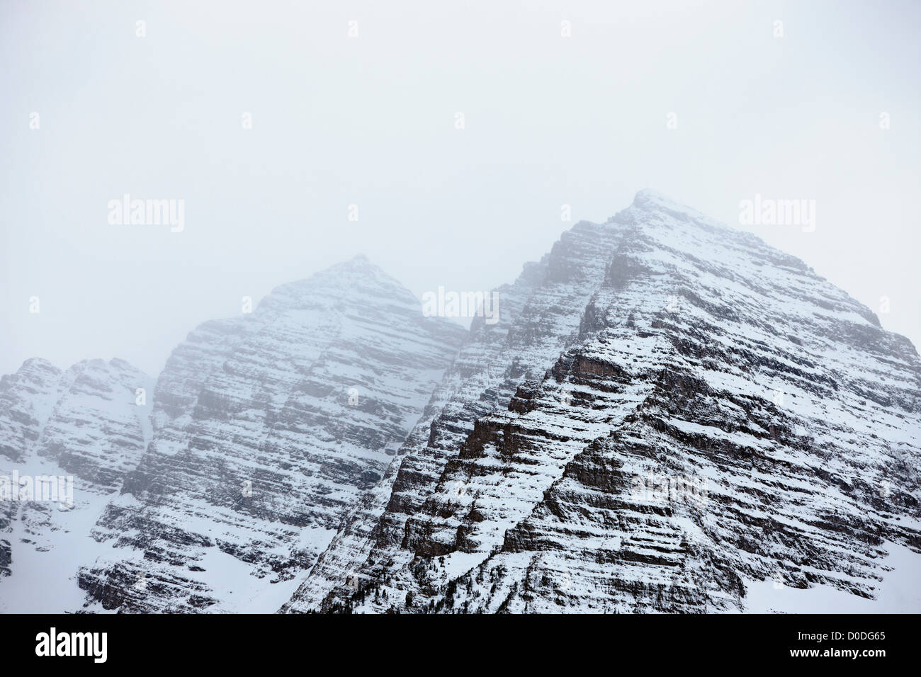 Maroon Peak left North Maroon Peak right also known as Maroon Bells ...