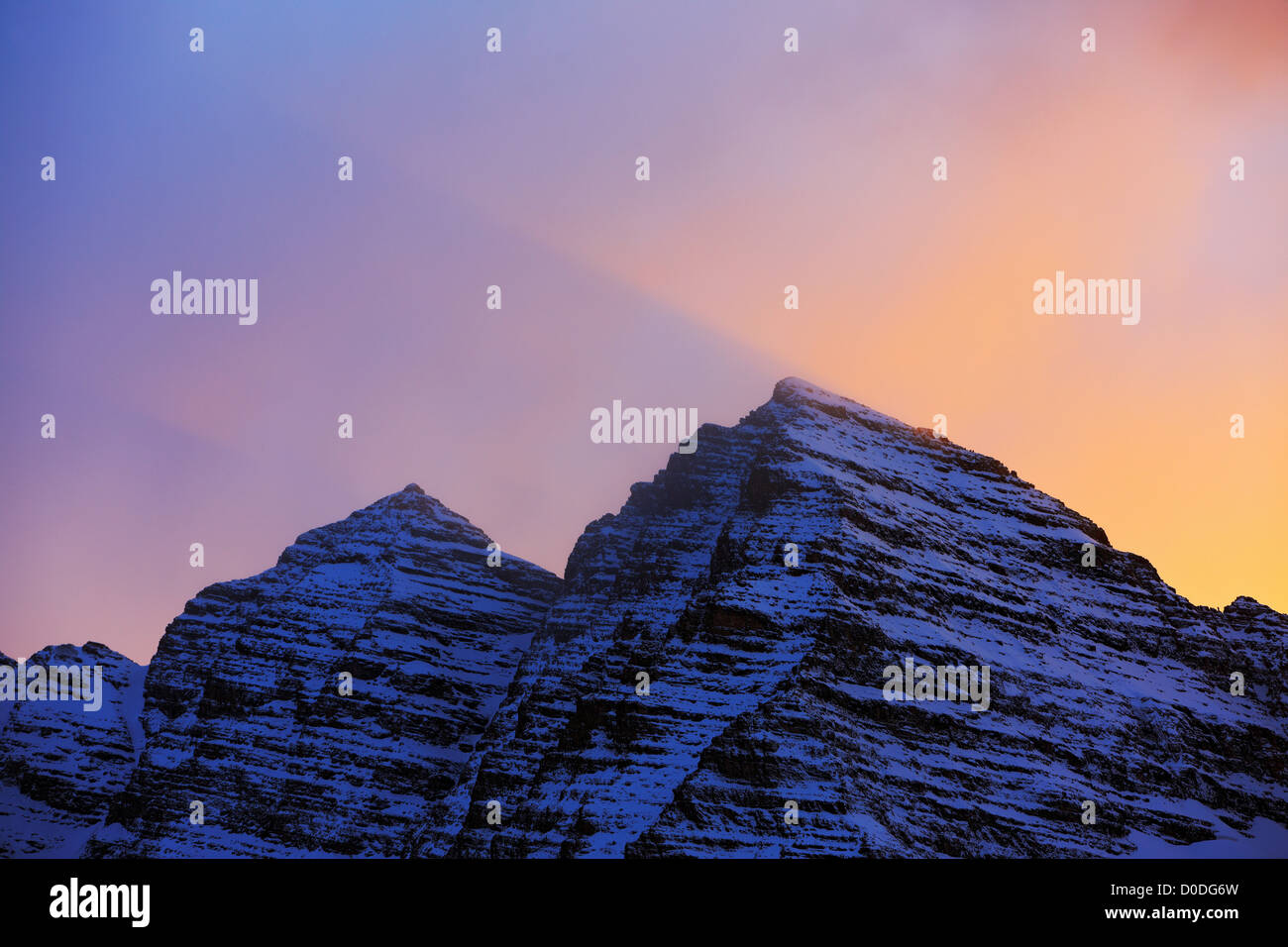 Maroon Peak left North Maroon Peak right also known as Maroon Bells ...