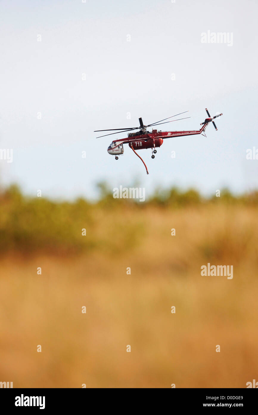 Erickson S-64 Aircrane (formerly the Sikhorsky S-64 Skycrane) during an ...