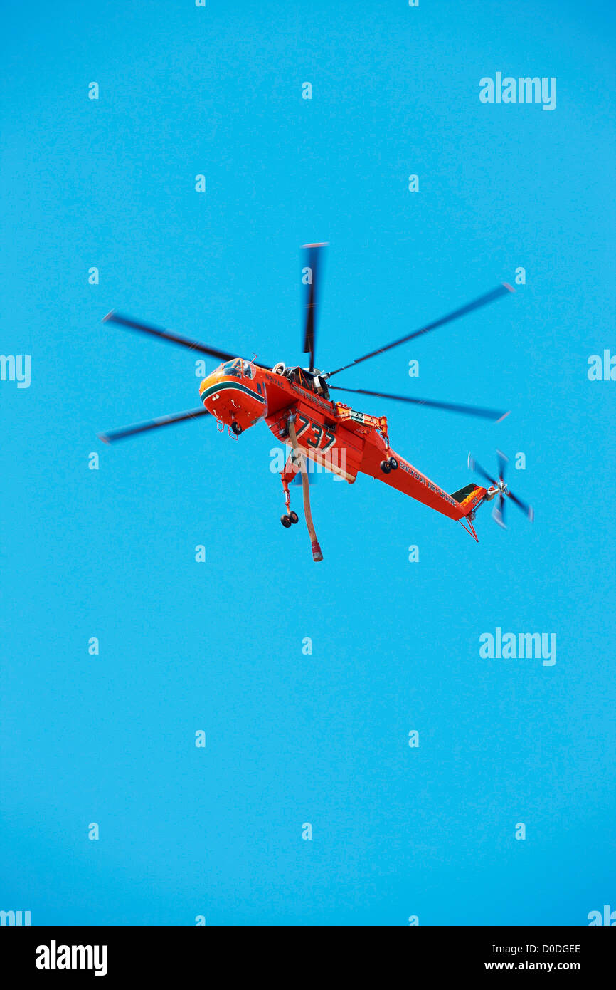 Erickson S-64 Aircrane (formerly the Sikhorsky S-64 Skycrane) during an ...