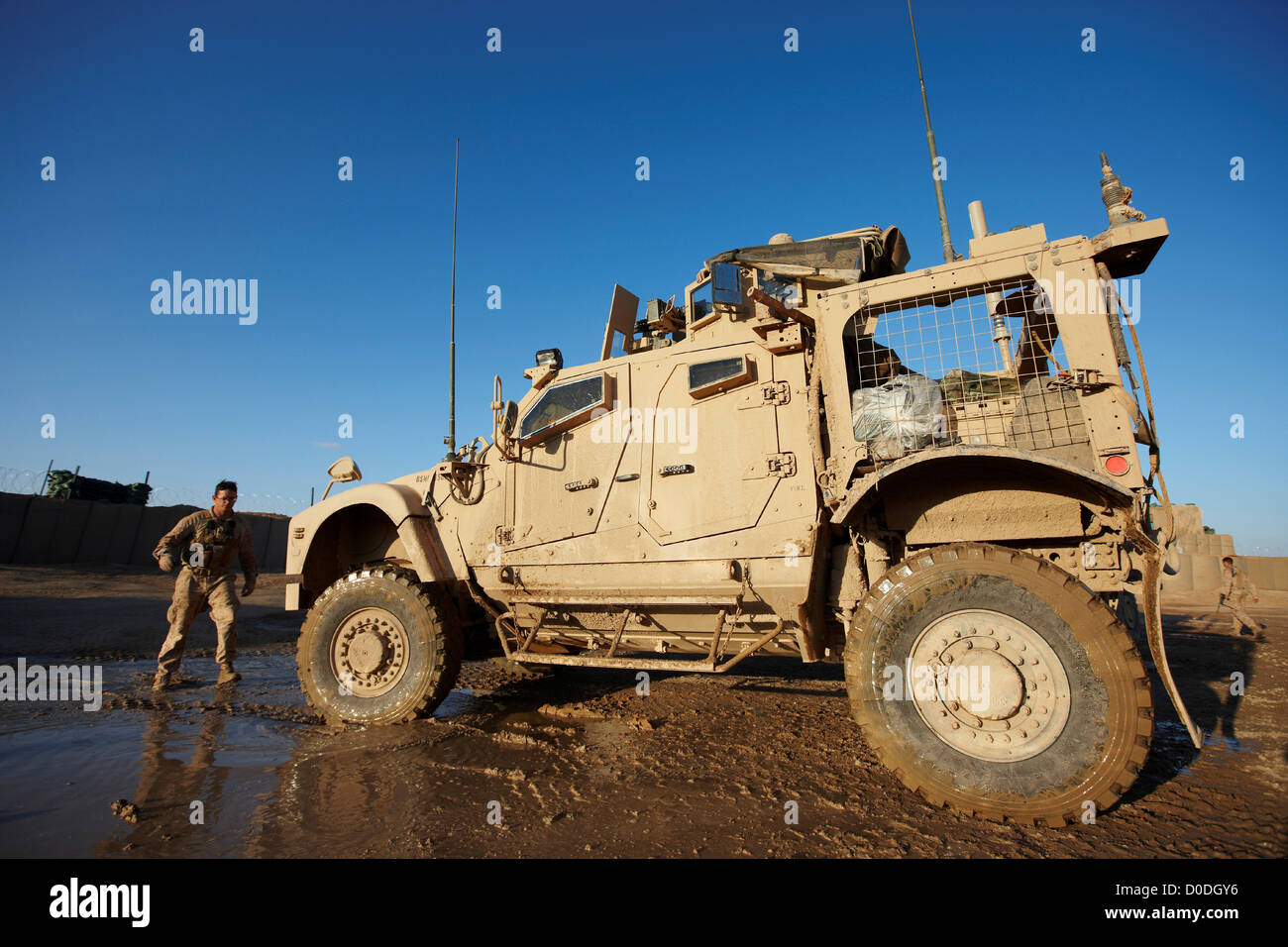 M-ATV or Mine Resistant Ambush Protected All Terrain Vehicle parked ...