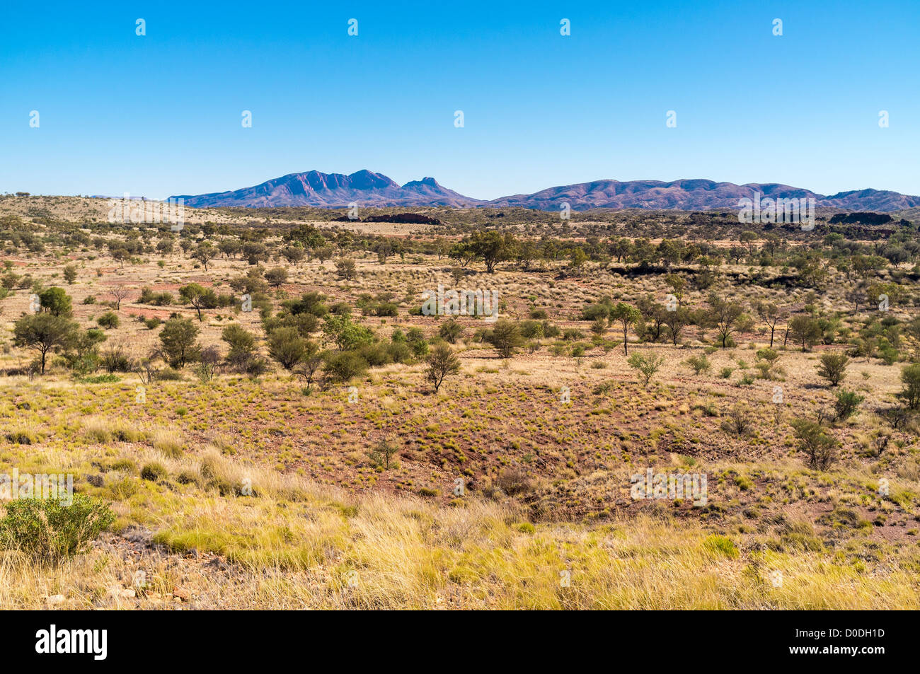 Dramatic Mount Sonder in the West MacDonnell Ranges near Alice Springs ...