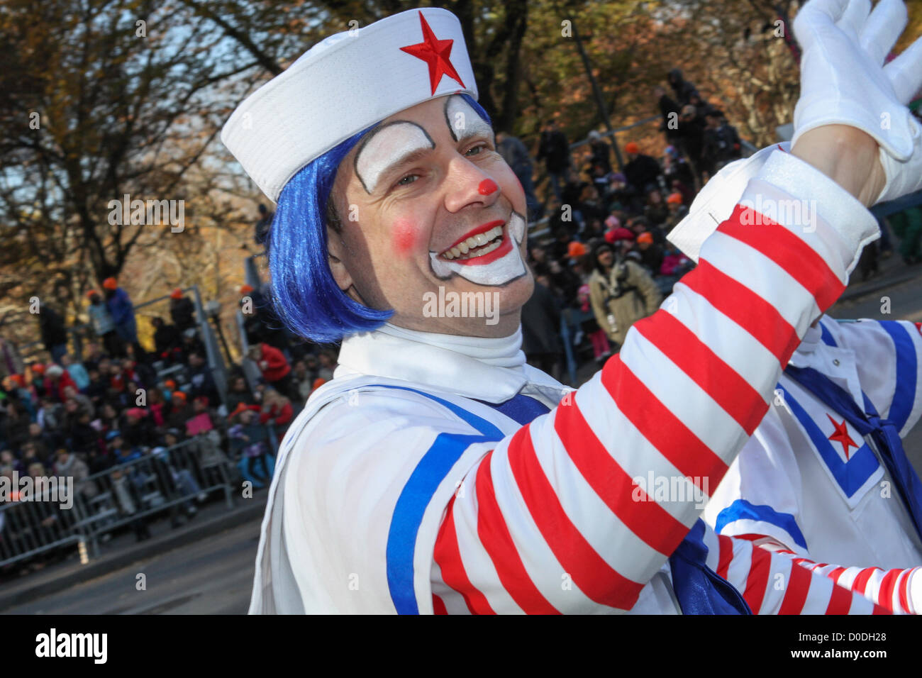 Sailor clown in Macy's Thanksgiving Day Parade in New York City, on ...