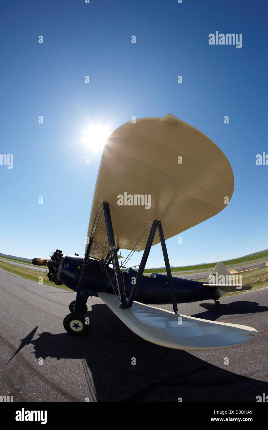 Stearman biplane rudder hi-res stock photography and images - Alamy