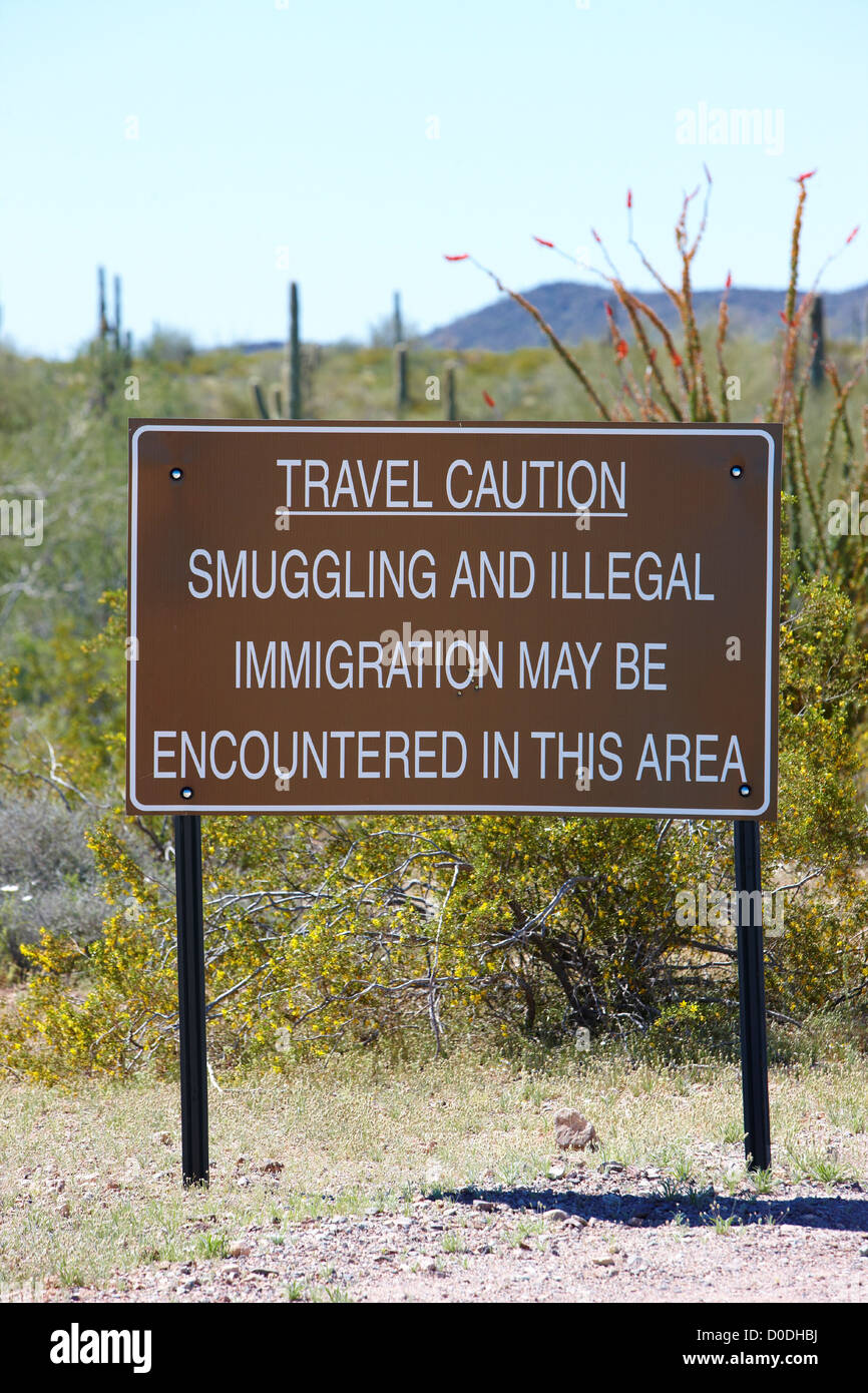 Immigration Caution Sign