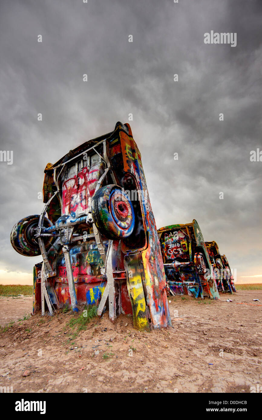 Cadillac Ranch, Texas Stock Photo - Alamy