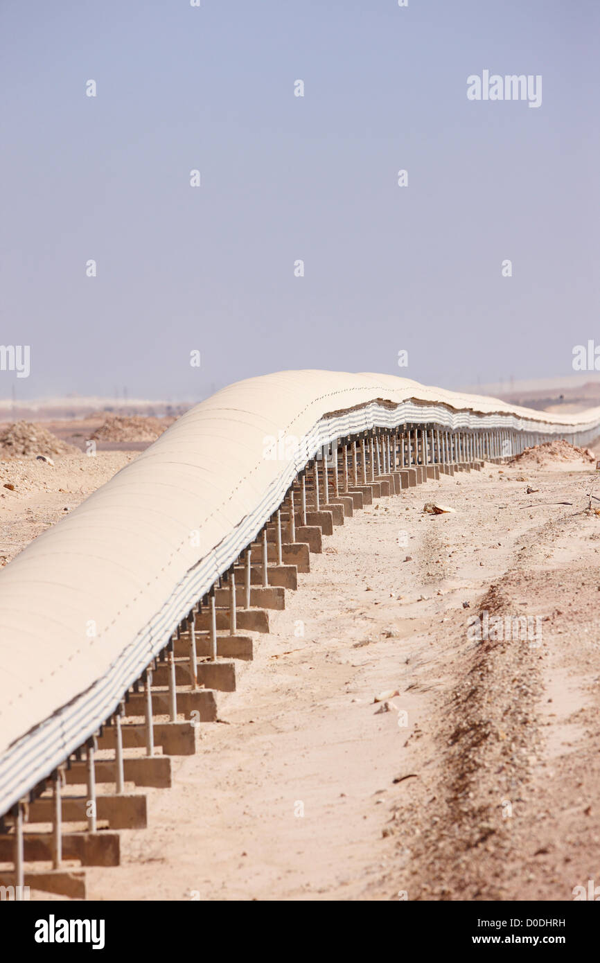 Section world's longest conveyer belt which transports phosphate ore ...