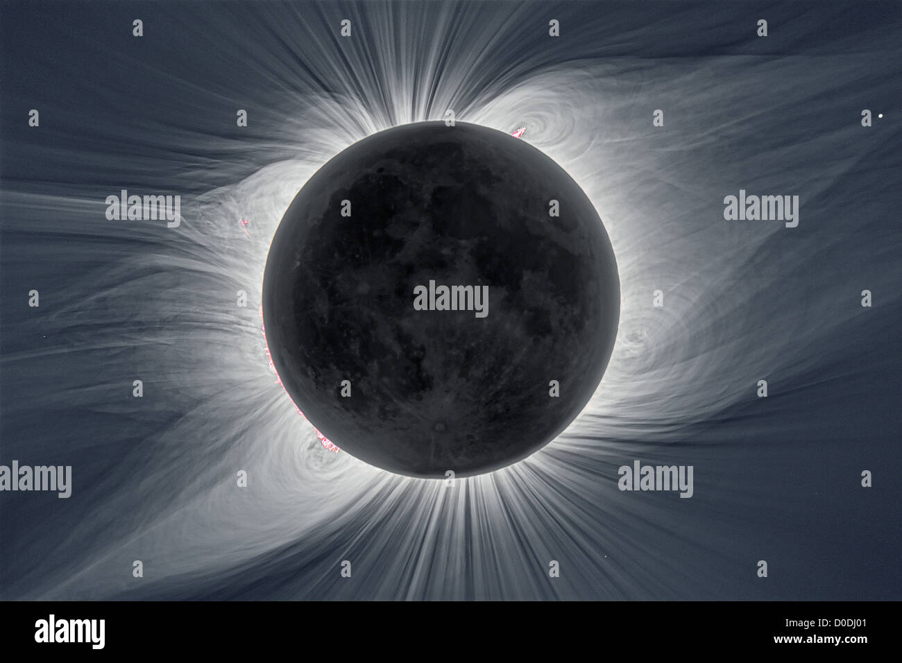 Total Solar Eclipse Stock Photo - Alamy