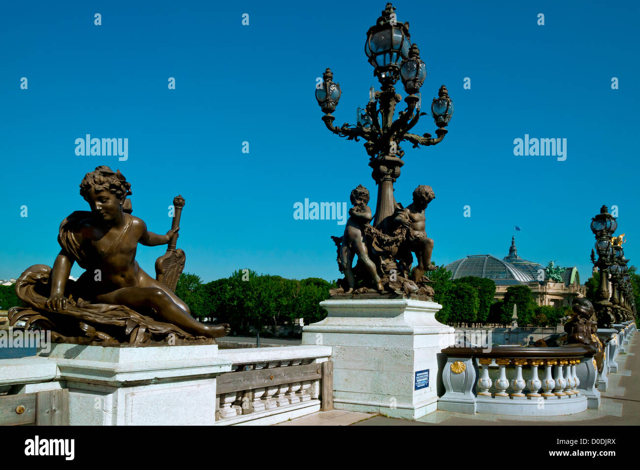 The Alexandre III Bridge, Paris, France Stock Photo - Alamy