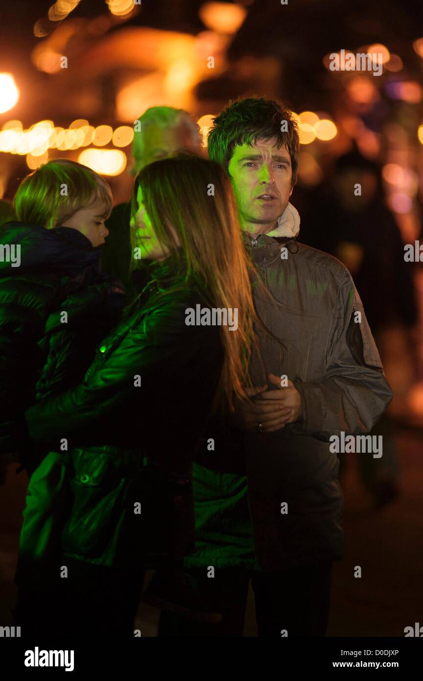 Noel Gallagher attends the opening night of Hyde Park Winter Wonderland ...