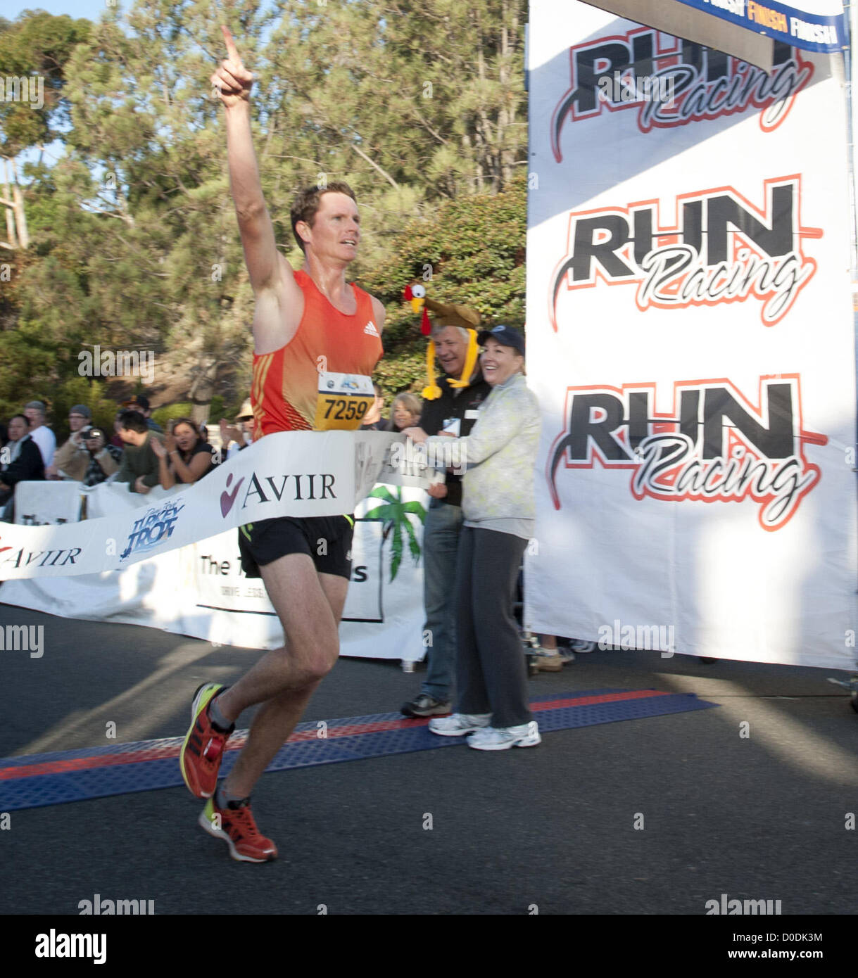 Nov. 22, 2012 - Dana Point, California, USA - Elite male runner BEN ...