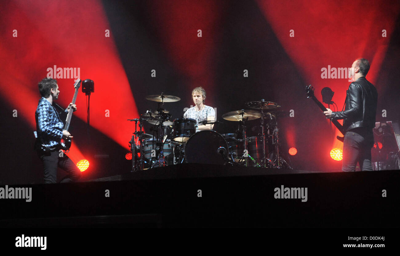 English rock band MUSE performs in Prague, Czech Republic, November 22 ...