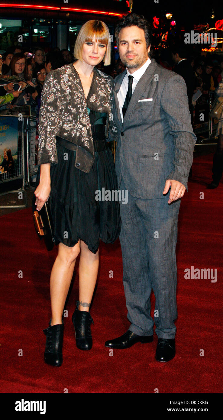 Actor Mark Ruffalo and wife Sunrise Coigney at the premiere of 'The ...