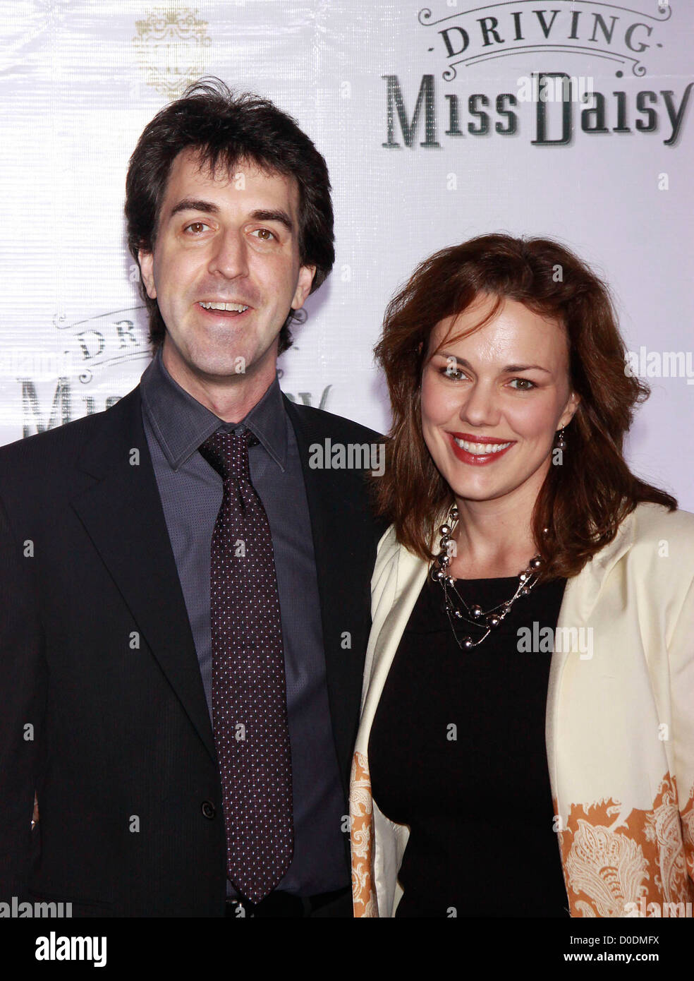 Jason Robert Brown and his wife Georgia Stitt Brown Opening night after ...
