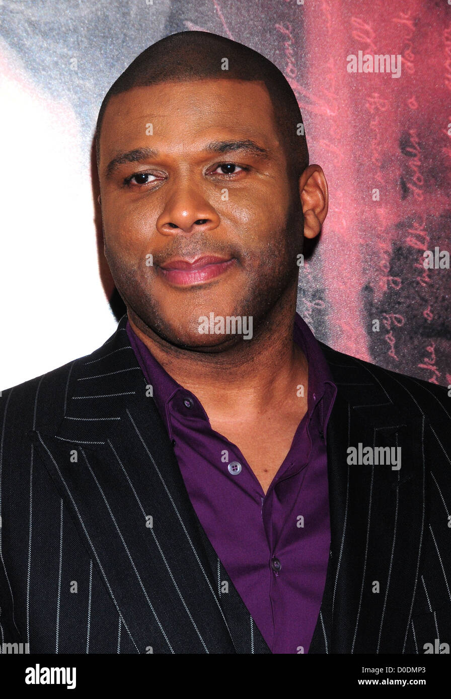 Tyler Perry NYC movie premiere of 'For Colored Girls' at the Ziegfeld ...