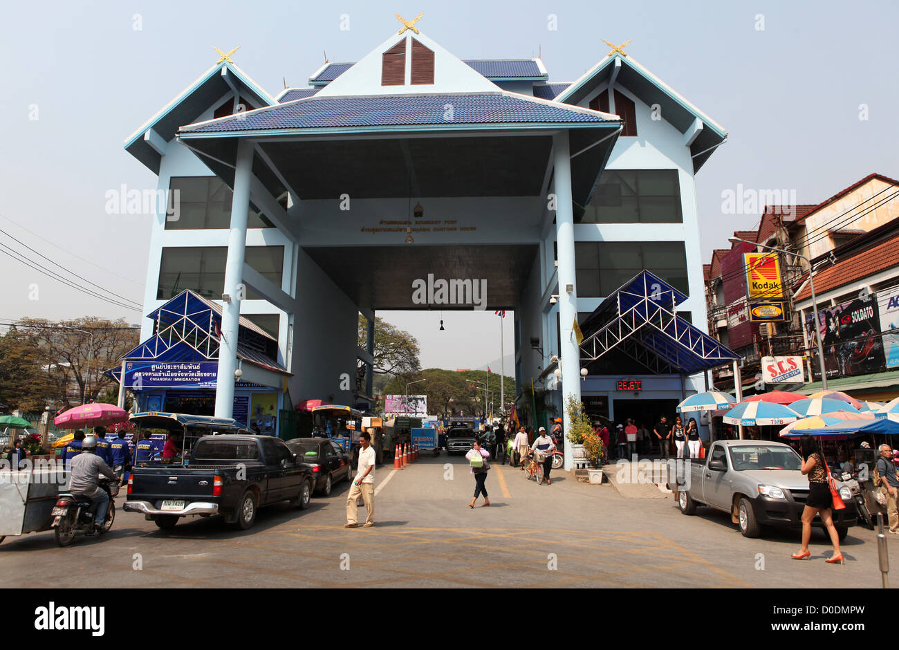 Border crossing thailand hi-res stock photography and images - Alamy