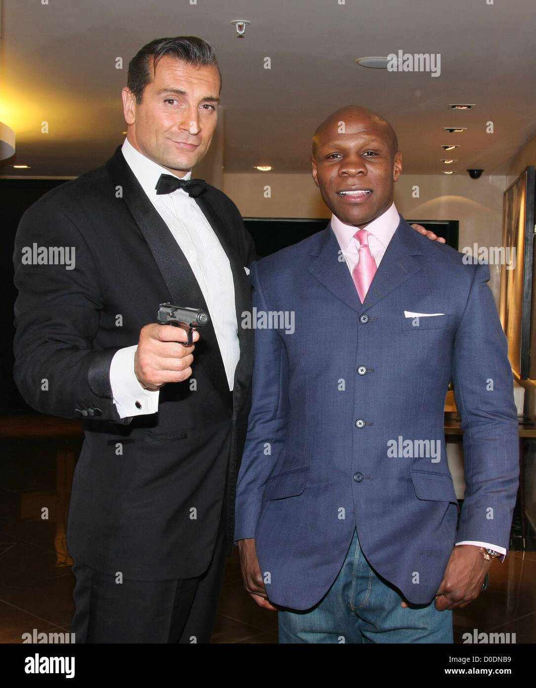 Donald Standen and Chris Eubank The launch of Vertilon Bar at Hotel ...