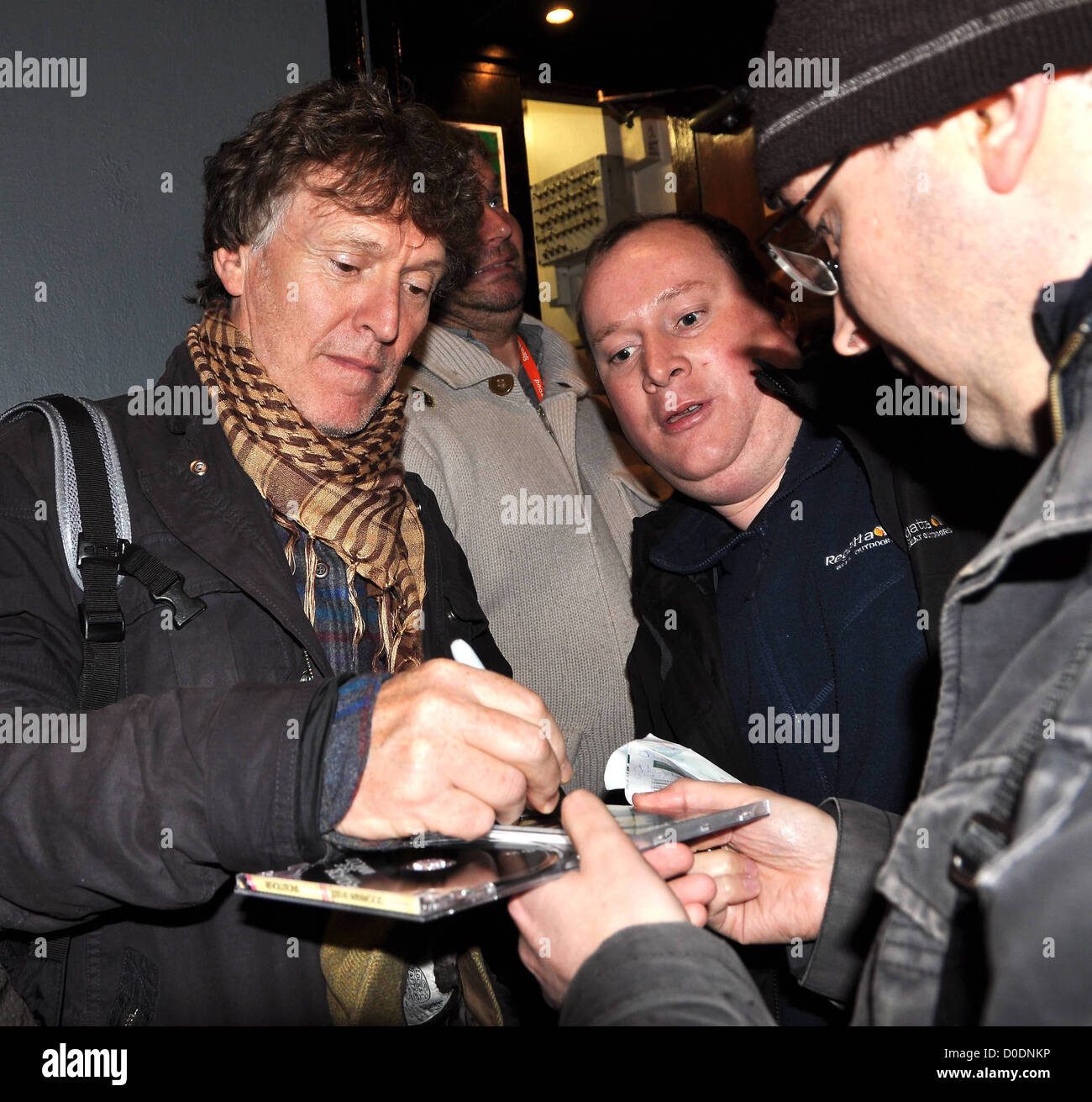 Steve Winwood is mobbed by autograph hunters after performing at The ...