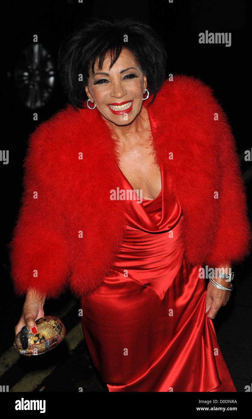Dame Shirley Bassey Fashion For The Brave held at The Dorchester ...