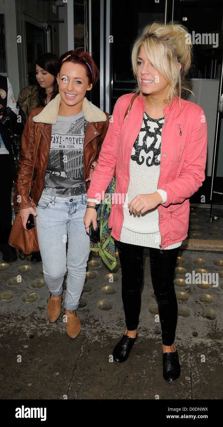 Sophia Wardman and Rebecca Creighton from girl group Belle Amie X ...