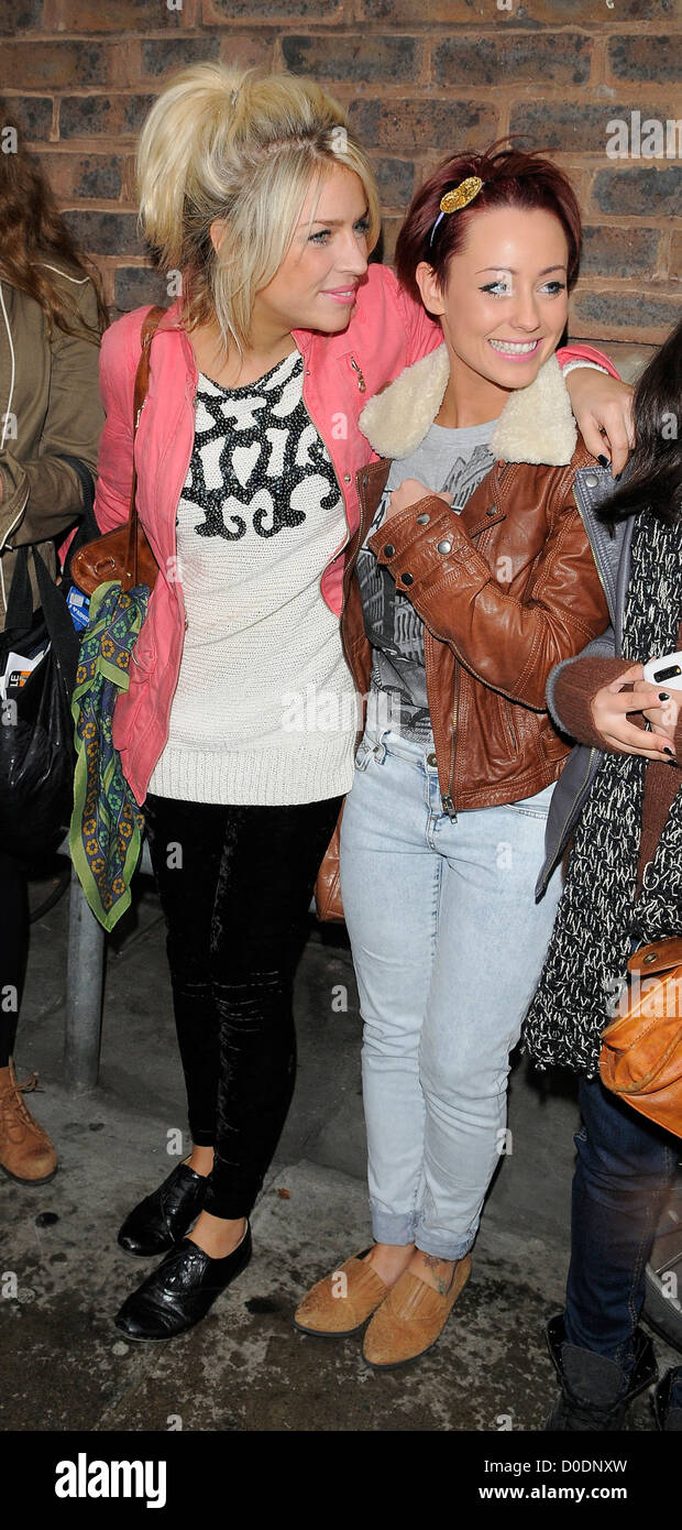 Sophia Wardman and Rebecca Creighton from girl group Belle Amie X ...