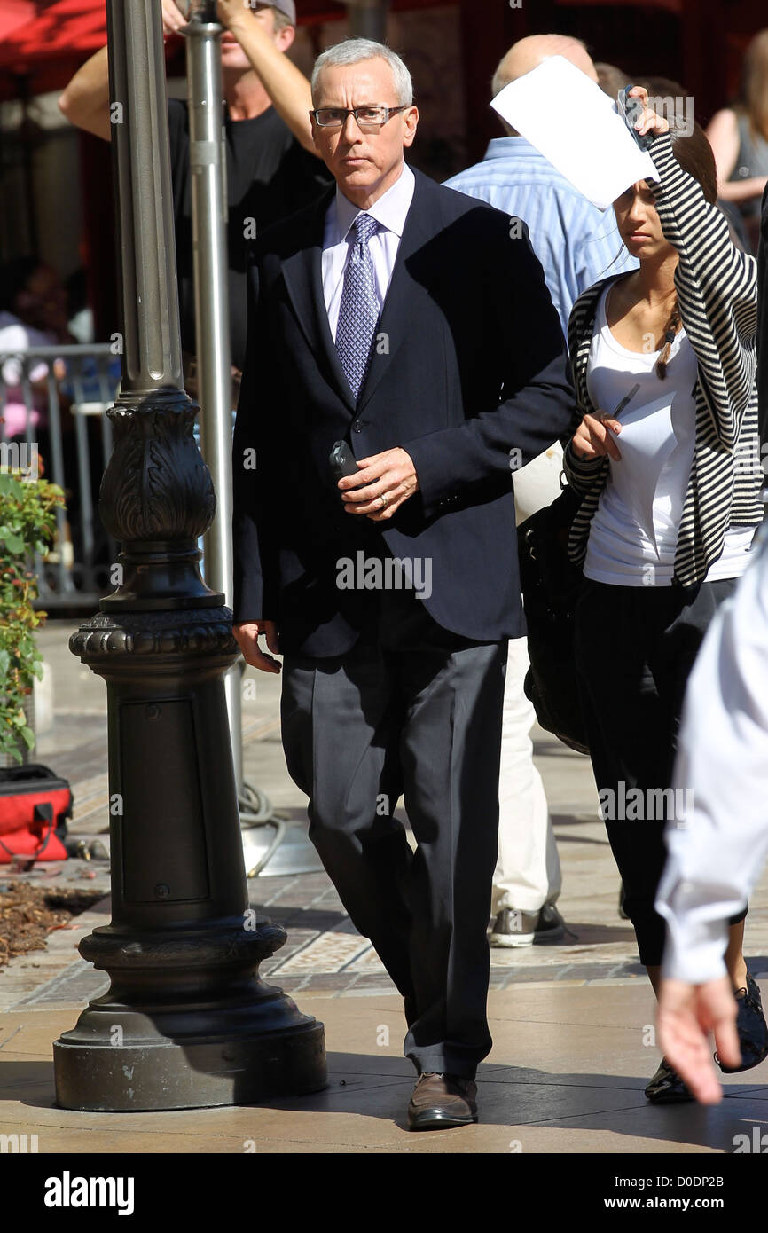 Dr. Drew aka David Pinsky was seen walking through The Grove Los ...