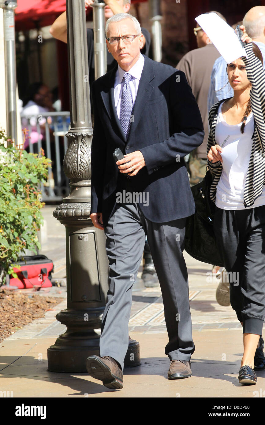 Dr. Drew aka David Pinsky was seen walking through The Grove Los ...
