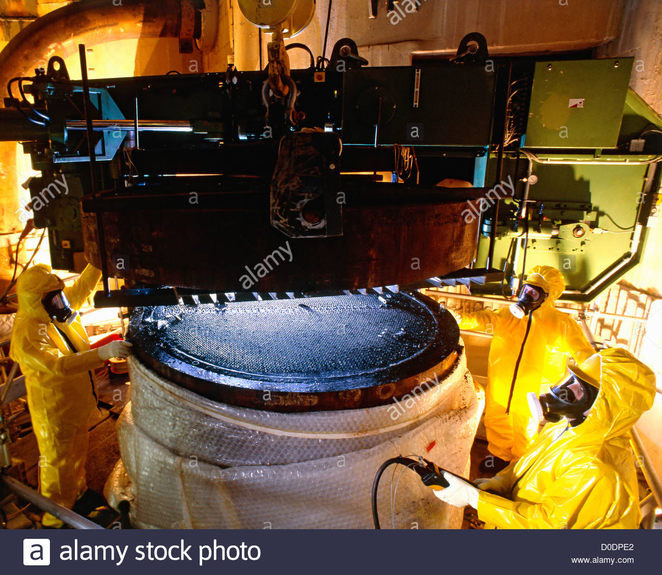 Dismantling a Nuclear Power Plant Steam Generator Stock Photo, Royalty ...