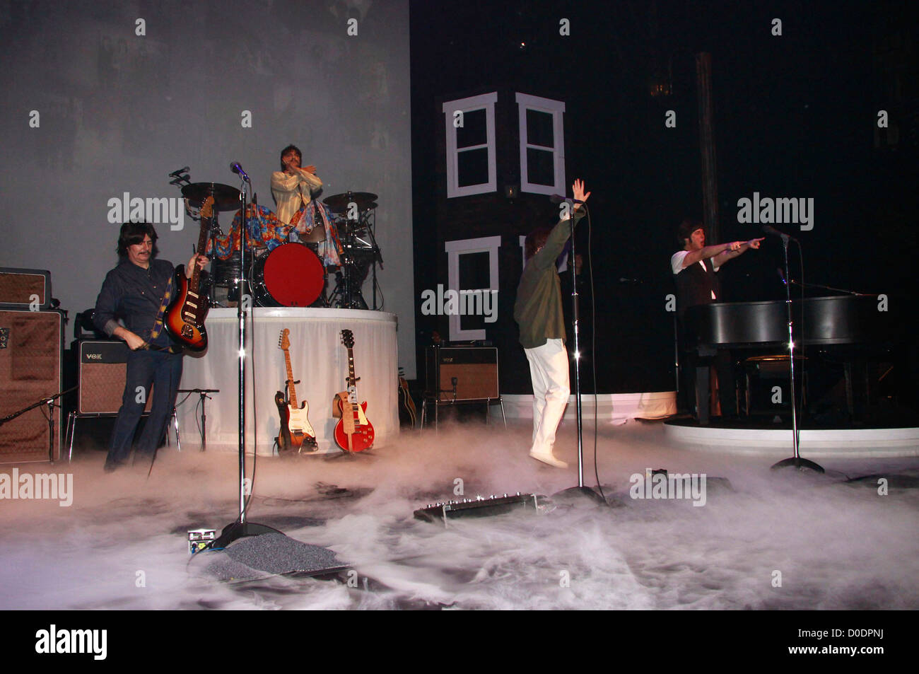 Joe Bithorn as George Harrison, Ralph Castelli as Ringo Starr, Steve ...