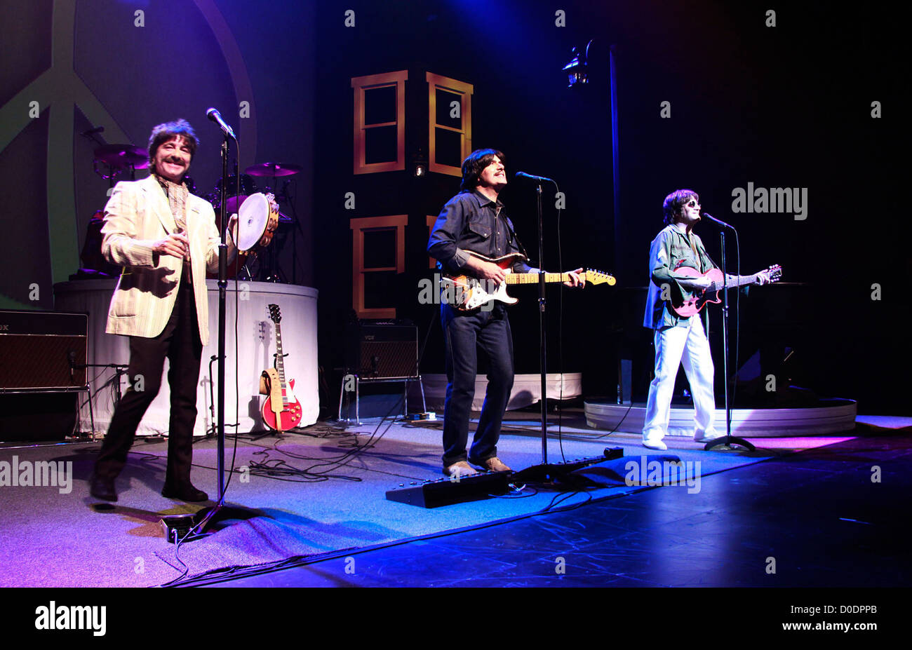 Ralph Castelli as Ringo Starr, Joe Bithorn as George Harrison and Steve ...