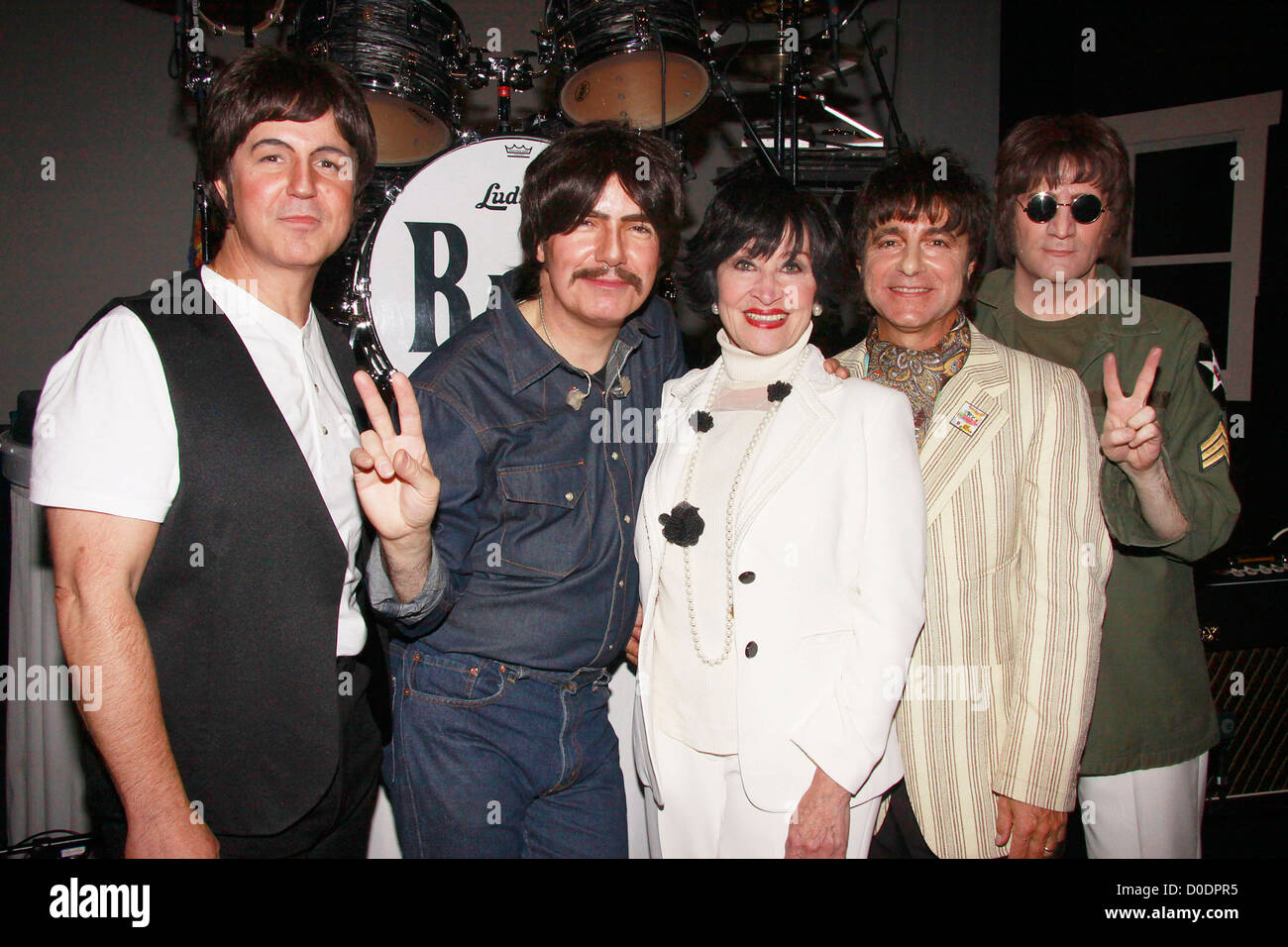 Joey Curatolo as Paul McCartney, Joe Bithorn as George Harrison, Chita ...