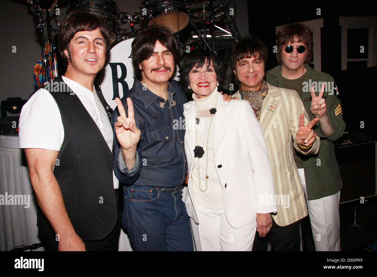 Joey Curatolo as Paul McCartney, Joe Bithorn as George Harrison, Chita ...
