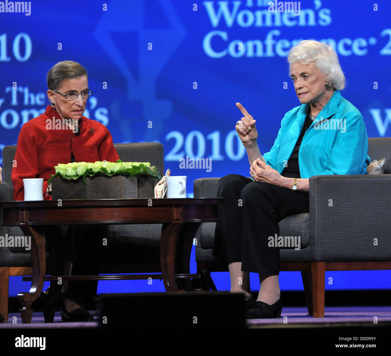 Ruth Bader Ginsburg and Sandra Day O'Conr at the Women's Conference ...