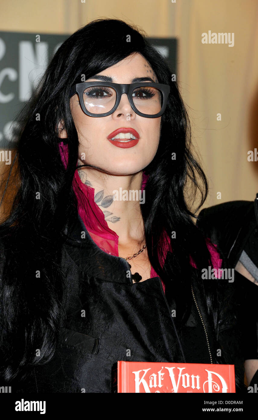 Television personality/tatoo artist Kat Von D promotes her new book ...