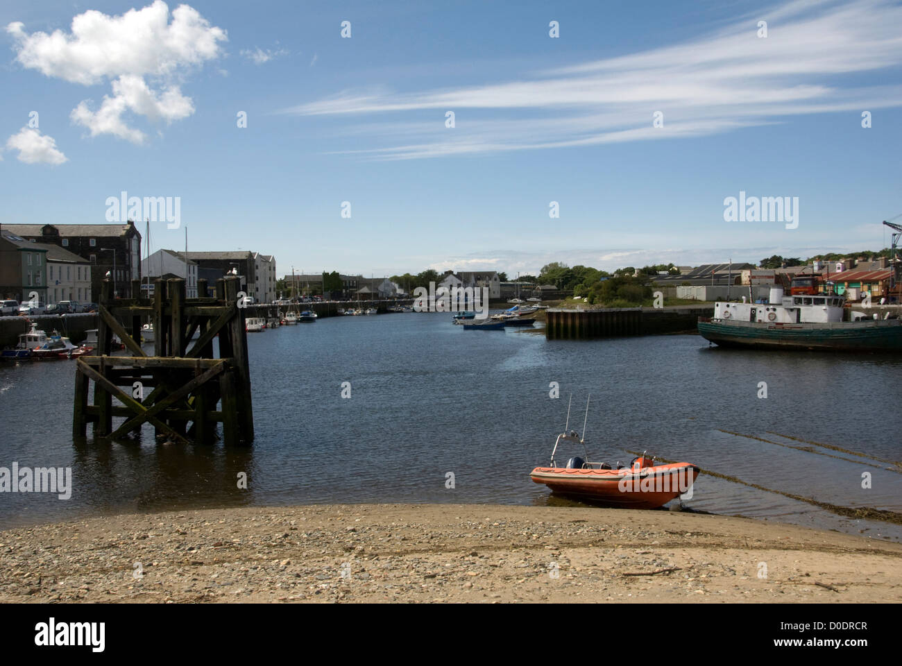 ISLE OF MAN; RAMSEY HARBOUR AND RIVER SULBY Stock Photo - Alamy