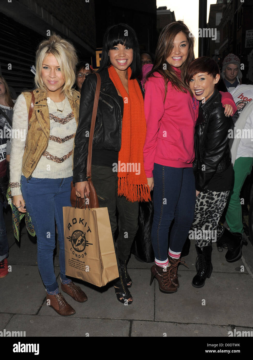 X Factor finalists Sophia Wardman, Esther Campbell, Geneva Lane and ...