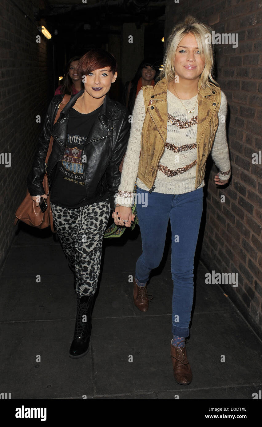 X Factor finalists Rebecca Creighton and Sophia Wardman from girl group ...