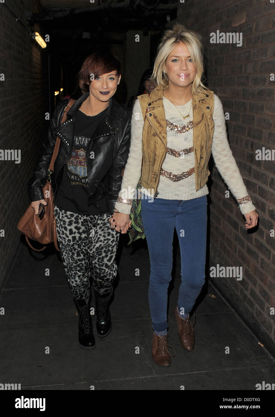 X Factor finalists Rebecca Creighton and Sophia Wardman from girl group ...
