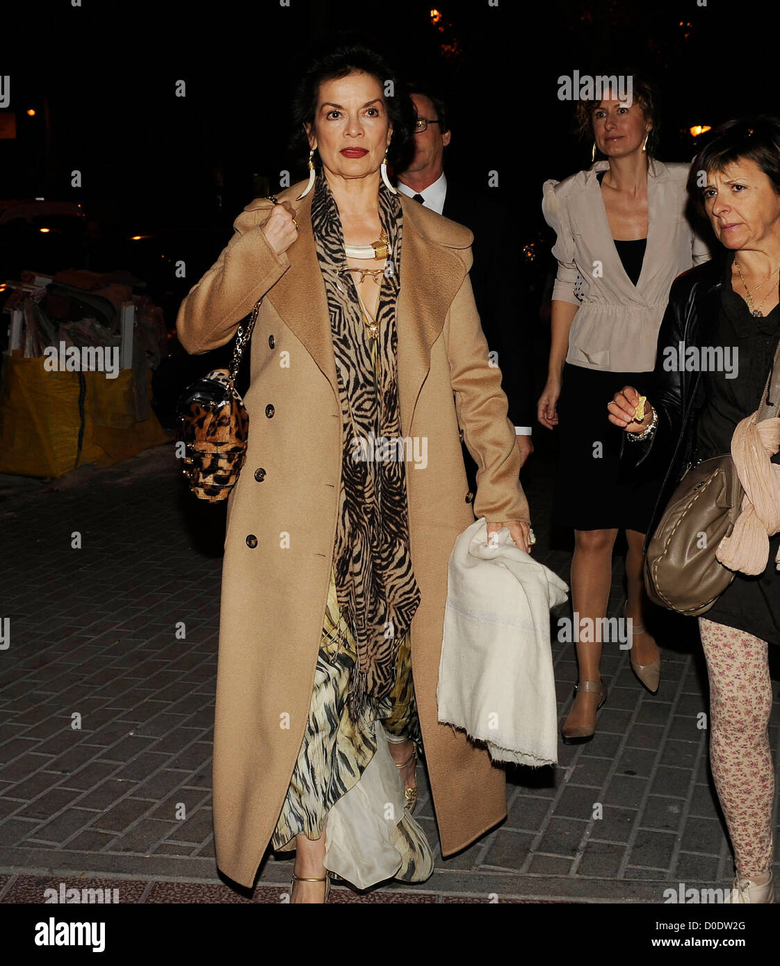 Bianca Jagger arrives the opening of a new exhibition "Warhol & Dance ...