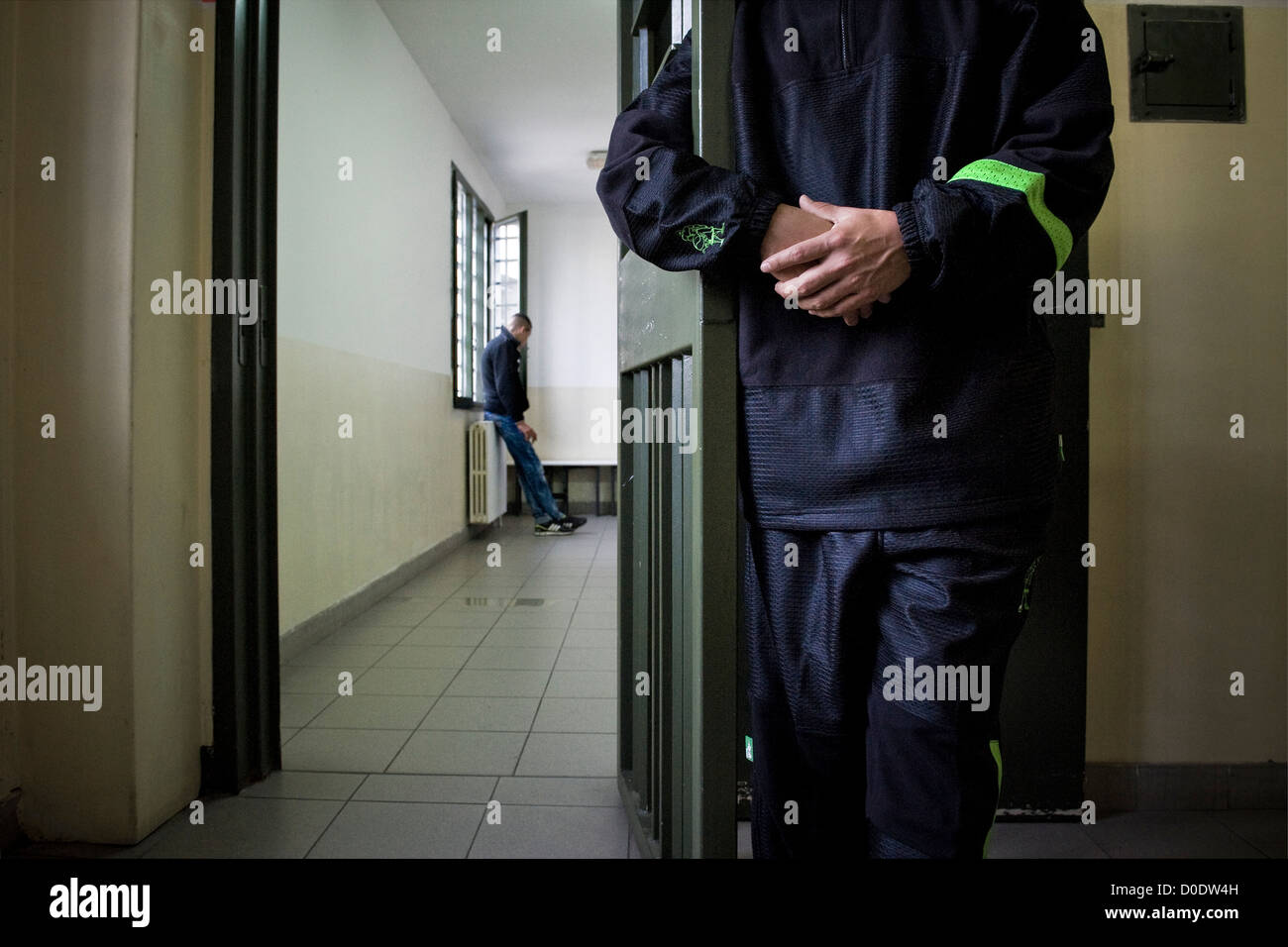 Italy, Bollate prison, daily life in the prison Stock Photo - Alamy