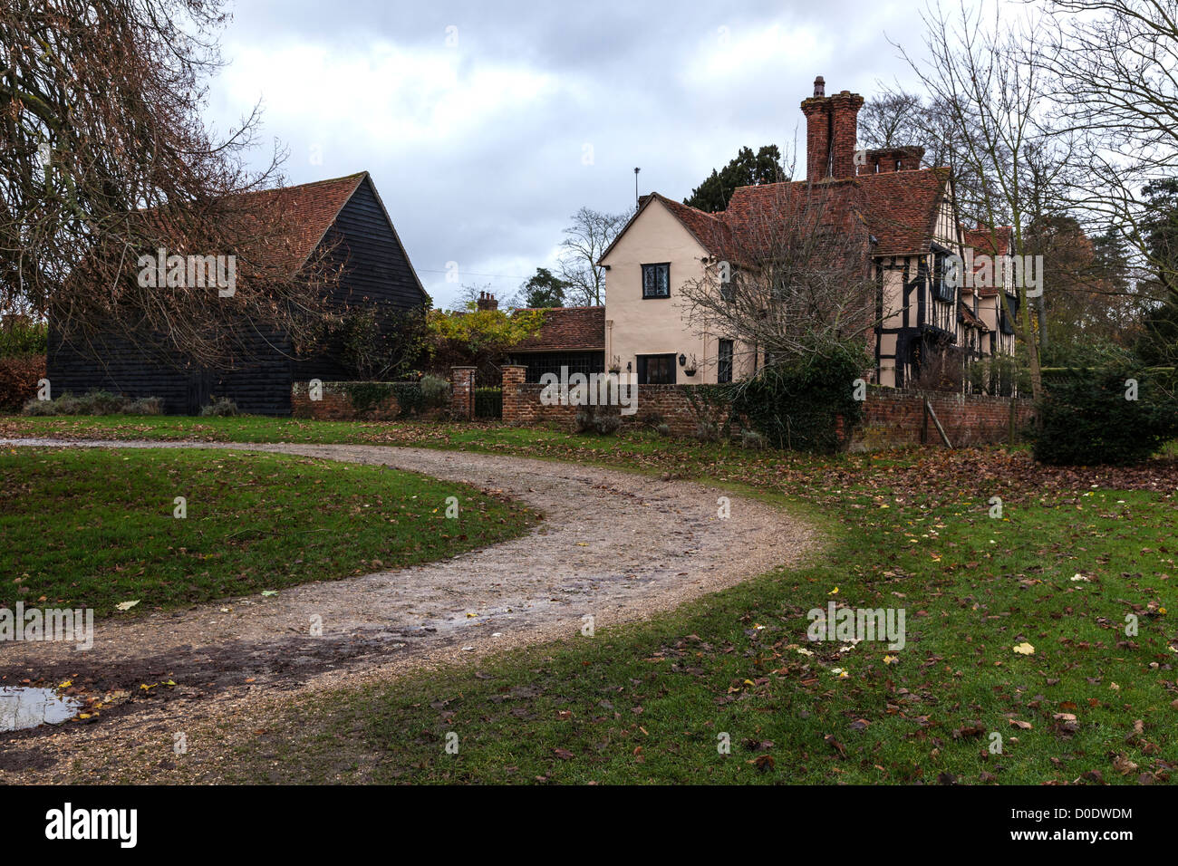 Tudor Hose in Terling Village Stock Photo - Alamy
