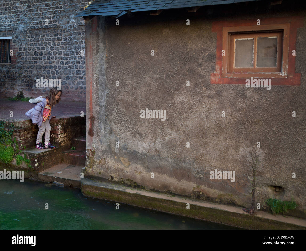 The pretty coastal Normandy village of Veules-les-Roses Stock Photo - Alamy